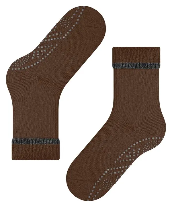 Falke Cuddle Pads Slipper Socks - Brown