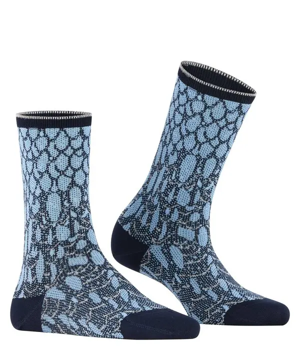 Falke Owl Rhapsody Socks - Blue