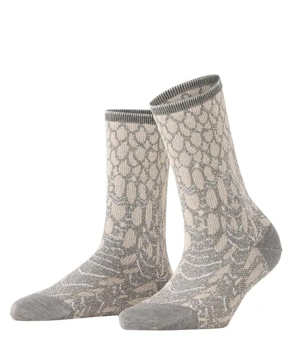 Falke Owl Rhapsody Socks - Grey