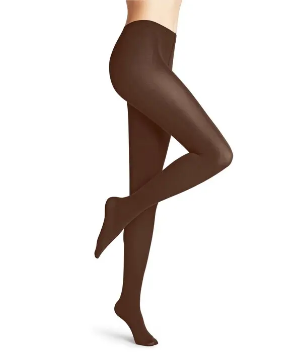 Falke Cotton Touch Tights - Brown