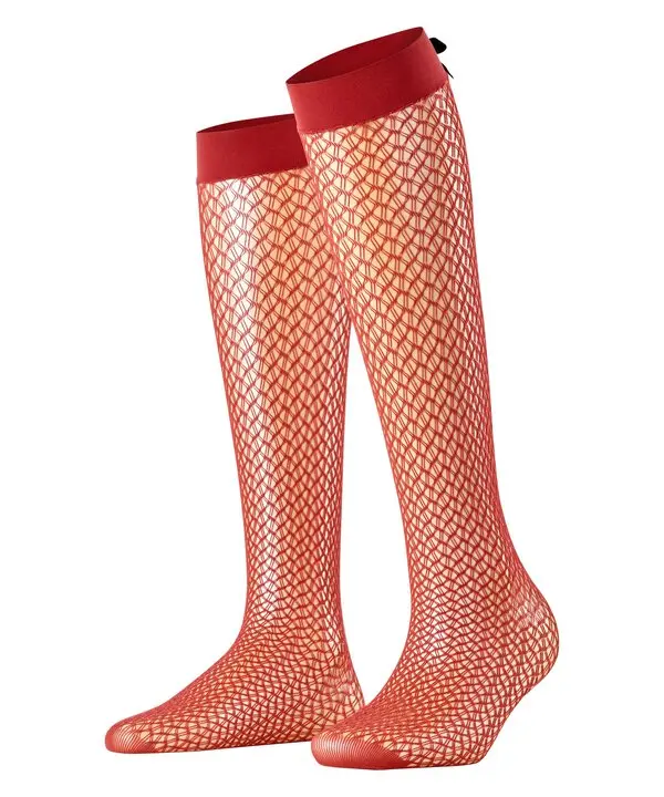 Falke Miss Ribbon Knee High Socks - Red