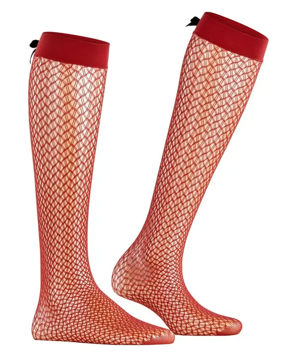 Falke Miss Ribbon Knee High Socks - Red