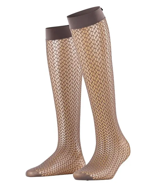 Falke Miss Ribbon Knee High Socks - Grey
