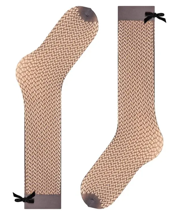 Falke Miss Ribbon Knee High Socks - Grey