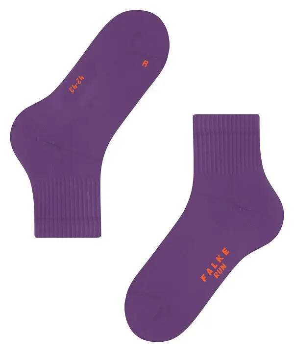 Falke Run Rib Short Socks - Purple