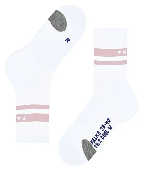 Falke Tk2 Explore Cool Trekking Socks - White