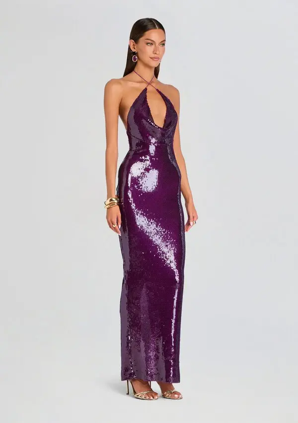 Retrofete Gardenia Sequin Dress - Violette