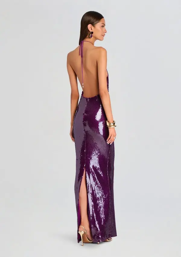 Retrofete Gardenia Sequin Dress - Violette