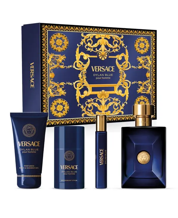 Versace 4-piece Dylan Blue Pour Homme Eau De Parfum Set - No Color