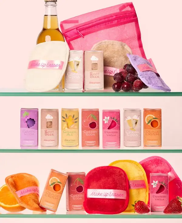 MAKEUP ERASER 8-piece Soda Pop 7-day Set - No Color