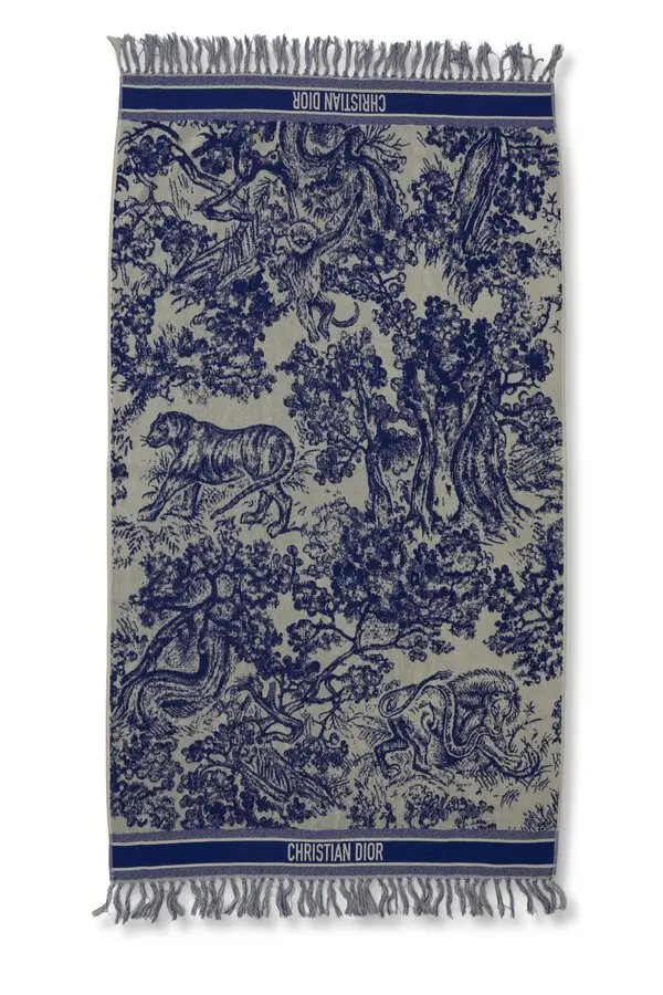 Dior Toile De Jouy Beach Towel