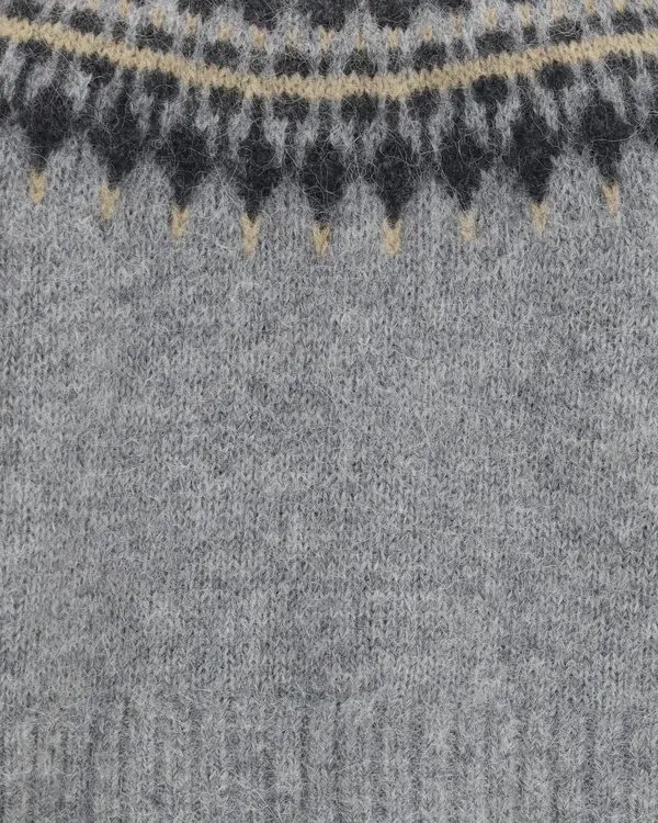 Barbour Annette Fair Isle Crewneck Juper Feale