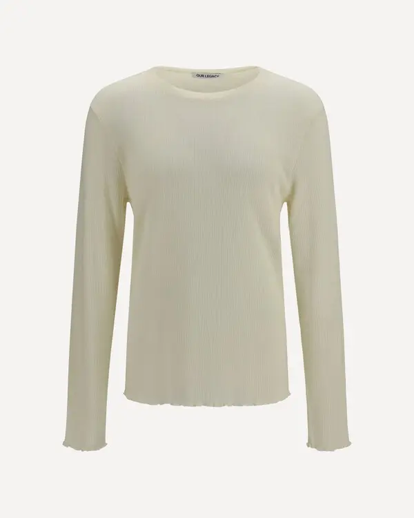 Our Legacy Cotton-blend Long-sleeve Sweater - Cream