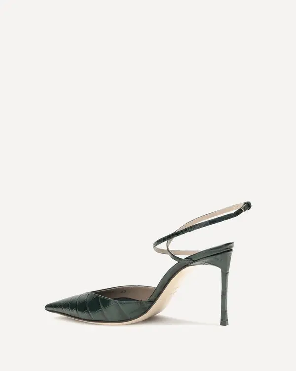 TOM FORD Crocodile-print Leather Pumps