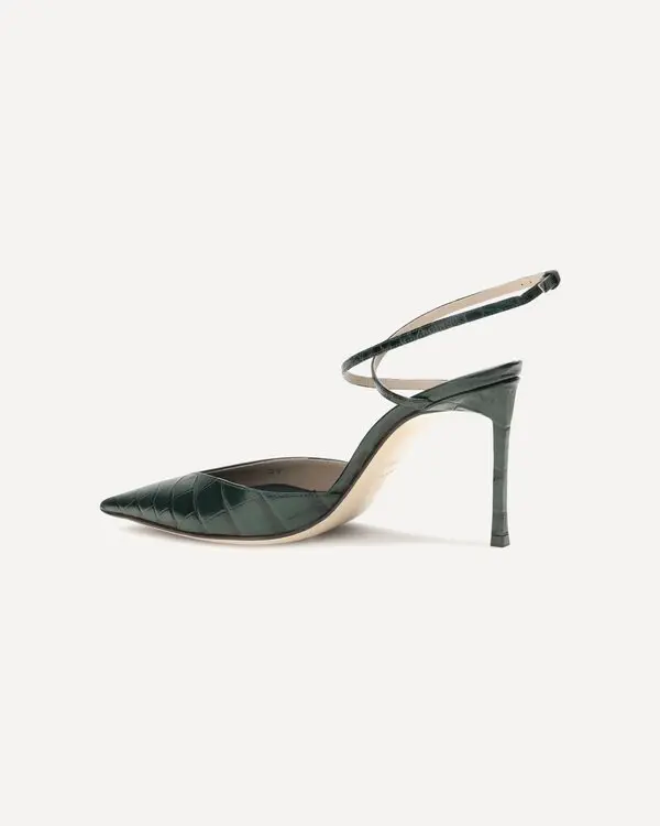 TOM FORD Crocodile-print Leather Pumps