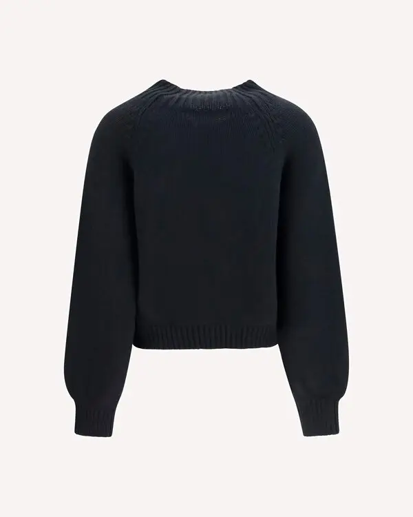Khaite Cain Cashere Sweater Feale - Black