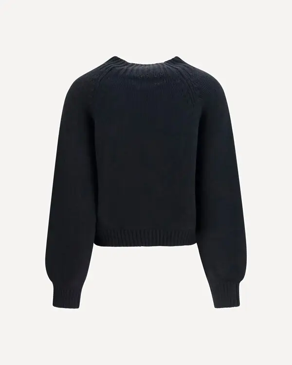 Khaite Cain Cashere Sweater Feale - Black