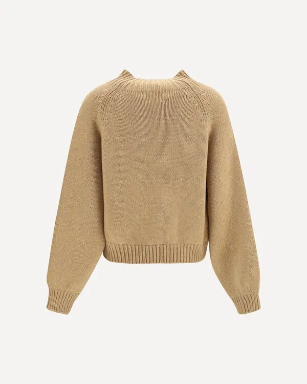 Khaite Cain Cashere Sweater Feale - Beige