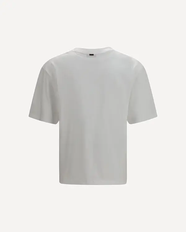 Herno Cotton Short-seeve T-shirt Mae - White