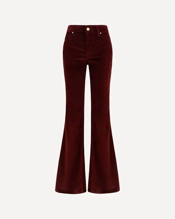 JACOB COHЁN Victoria Flare Jeans - Bordeaux