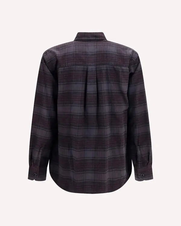 Our Legacy Above Checked Shirt - Grey