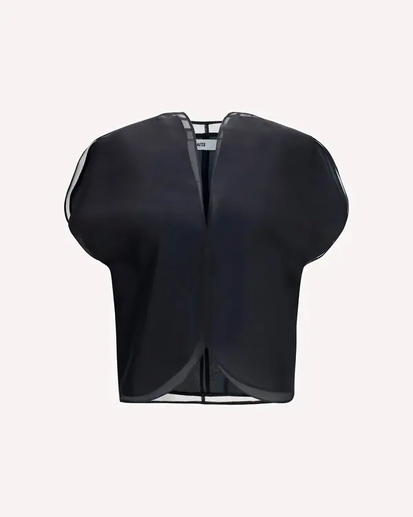 Khaite Briar Silk Organza Top