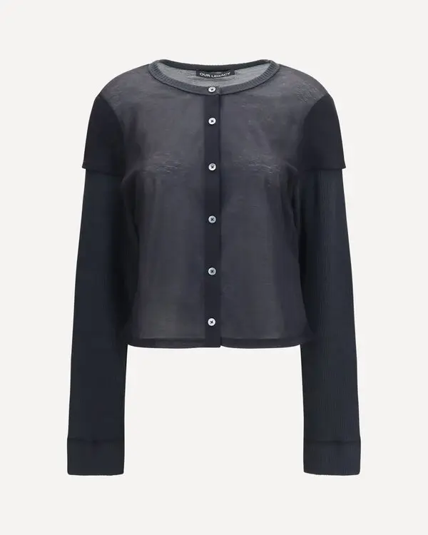 Our Legacy Heat Cardigan - Black