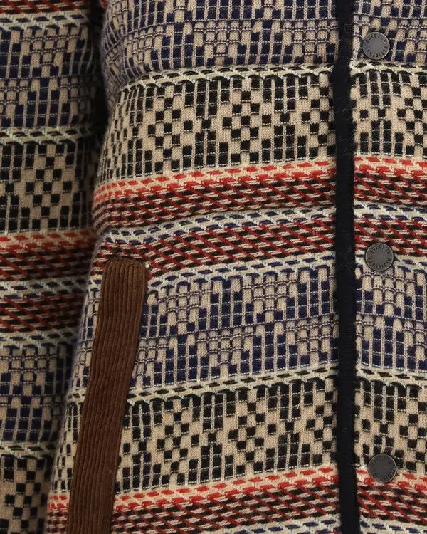 Guest In Residence Wetern Indutry Geometric Jacket - Brown