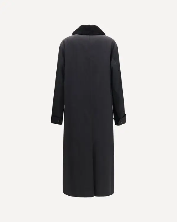 Our Legacy Tundra Coat In Virgin Wool - Black