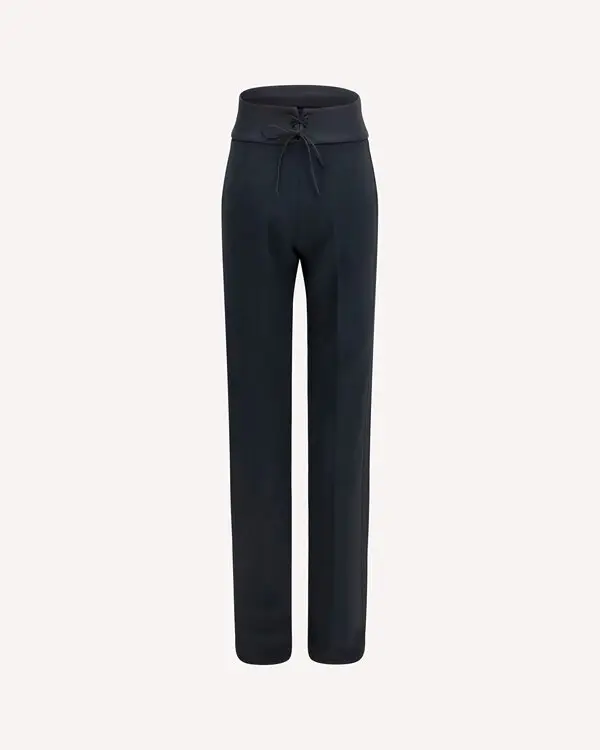 Ermanno Scervino Satin High-waisted Pants