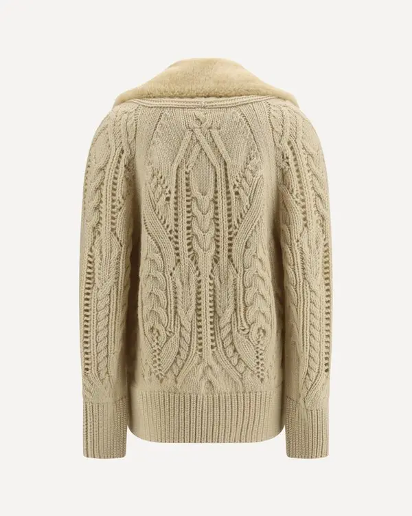 Ermanno Scervino Virgin Wool Sweater - Beige