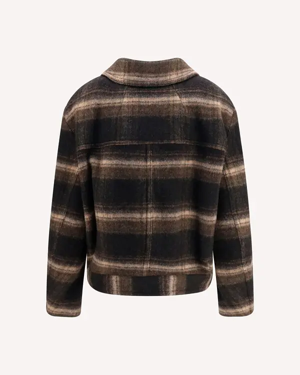 MARANT ETOILE Galeane Wool-blend Short Coat