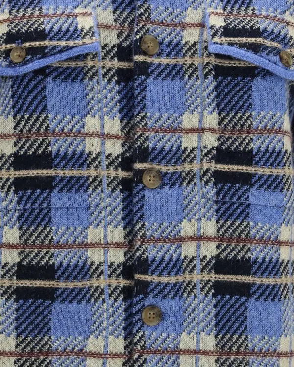 Guest In Residence Checked Cashere Shirt Feale