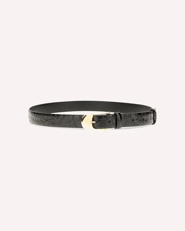 Khaite Dome Leather Belt