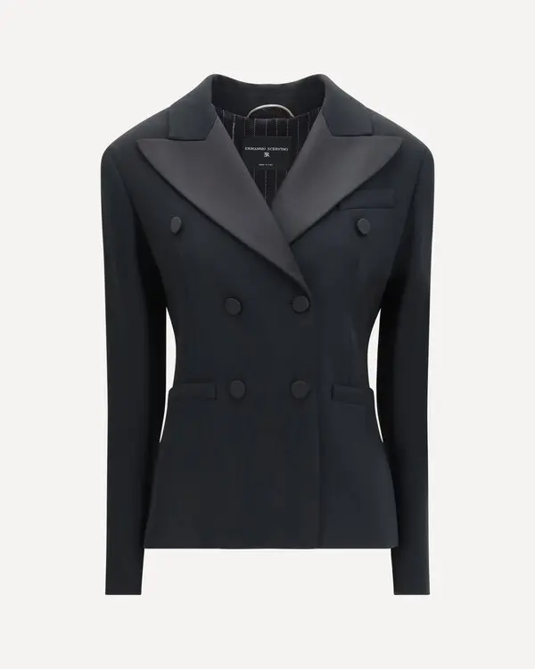 Ermanno Scervino Double-breasted Tuxedo Jacket