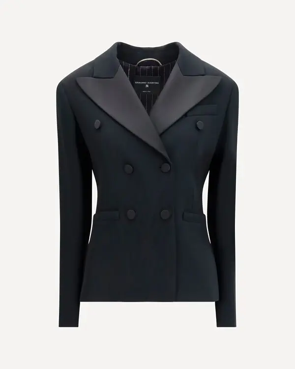 Ermanno Scervino Double-breasted Tuxedo Jacket