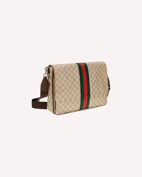 Gucci Medium Web Stripe Shoulder Bag