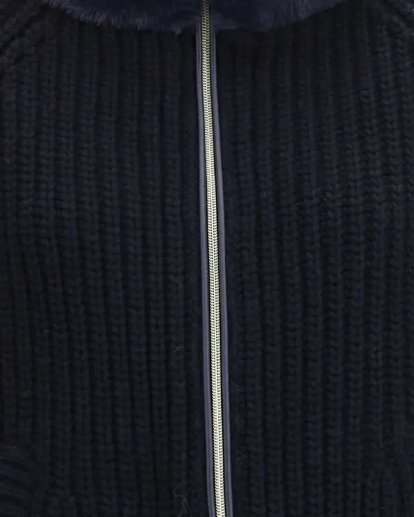 Herno High-neck Fur Jacket