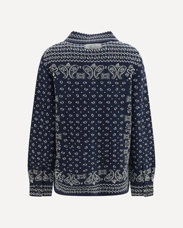 Guest In Residence Wild Rag Work Cashere Shirt Feale
