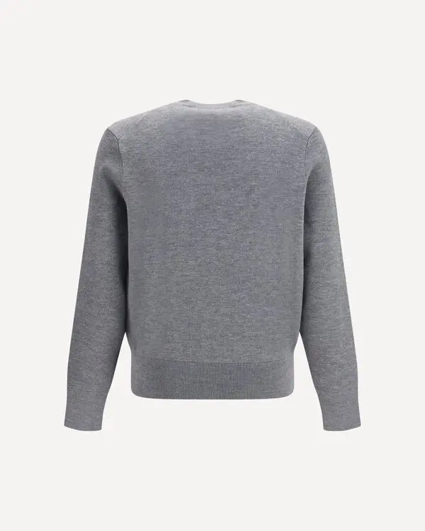AMI Paris Pull Col Rond Ai De Coeur Ale
