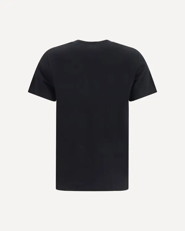 Balmain Embroidered Jersey T-shirt Femae - Black
