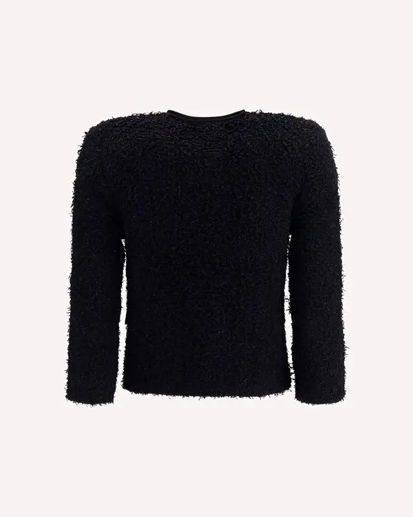 Balmain Double-breasted Tweed Cropped Jacket With Logo Buttons