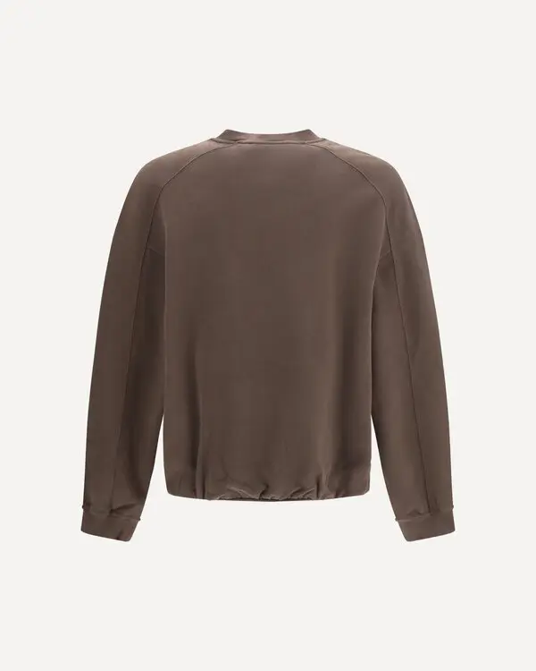 Jacquemus Le Sweatshirt Ontaigne Crewneck Sweatshirt Ale - Brown