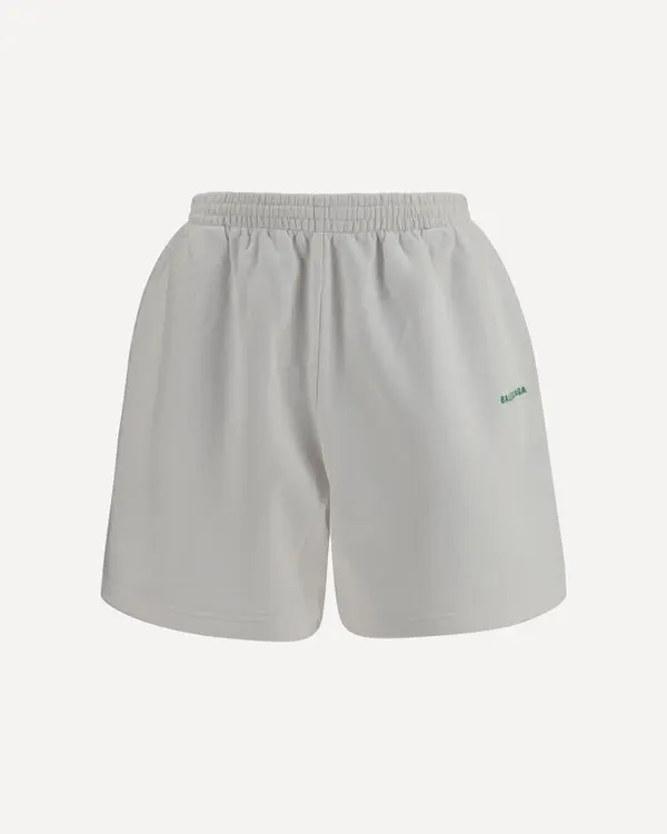 Balenciaga Bodies Cotton Shorts Ale - White