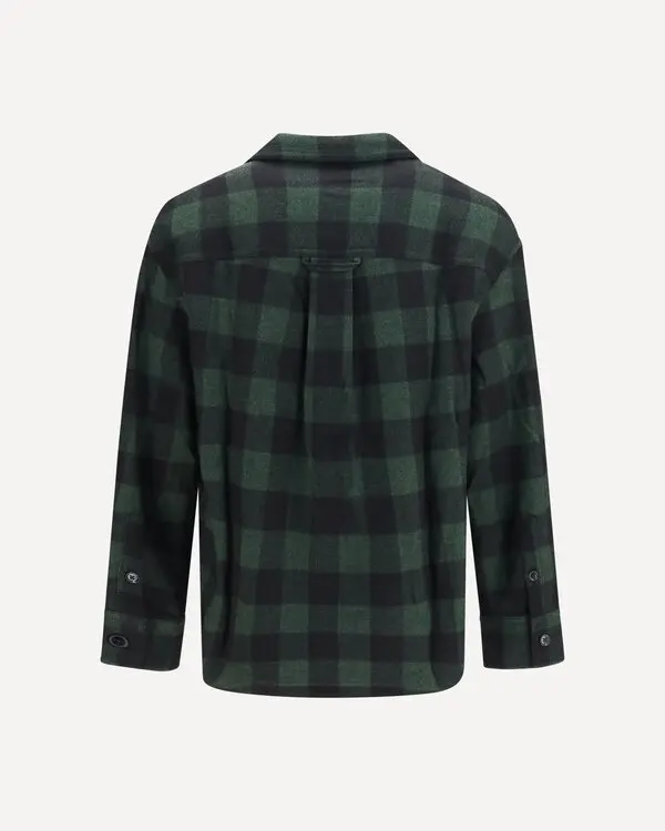 AMI Paris Checked Virgin Wool Hirt