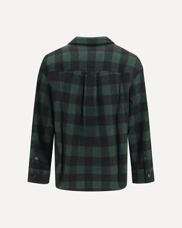 AMI Paris Checked Virgin Wool Hirt