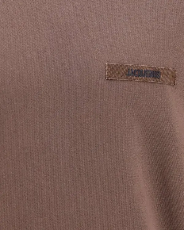 Jacquemus Hooded Sweatshirt Mae - Brown