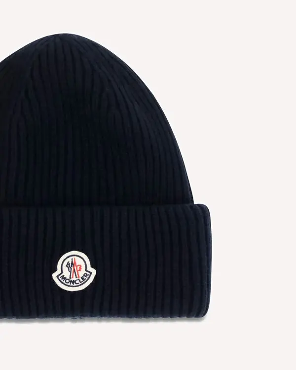 Moncler Wool And Cashmere-blend Beanie