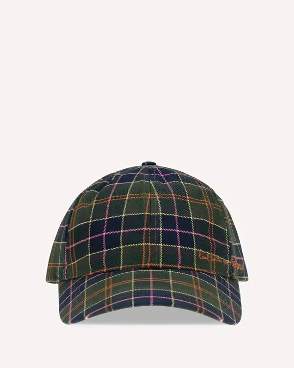 Barbour X Paul Smith Tartan Baseball Cap
