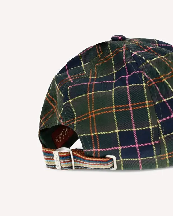 Barbour X Paul Smith Tartan Baseball Cap